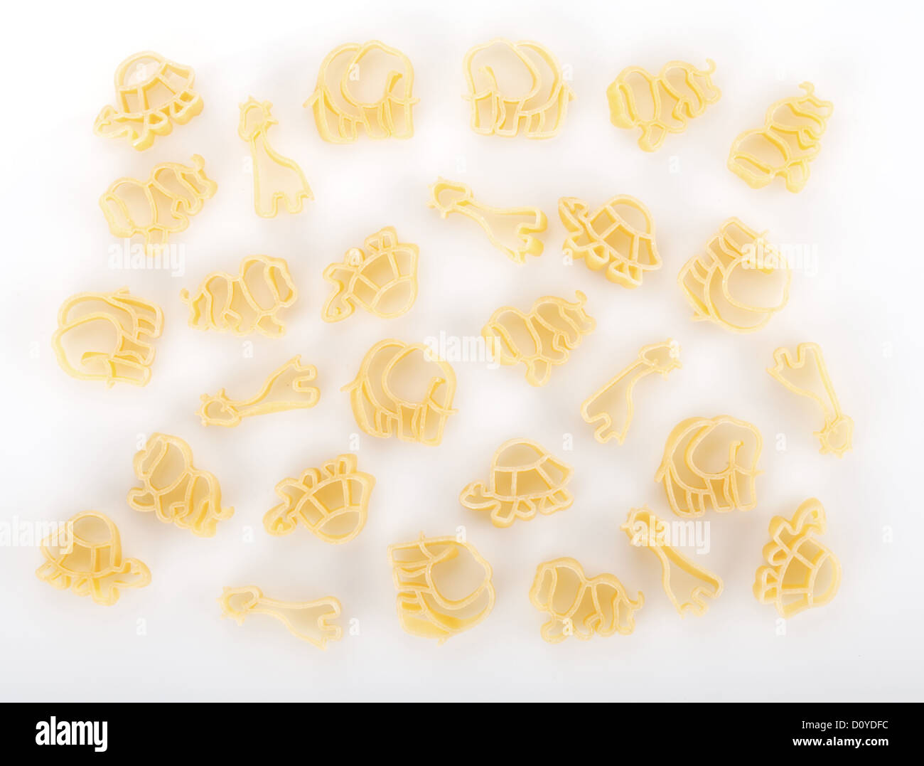 Baby pasta with animals shape: tortoise, lion, elephant, giraffe ...