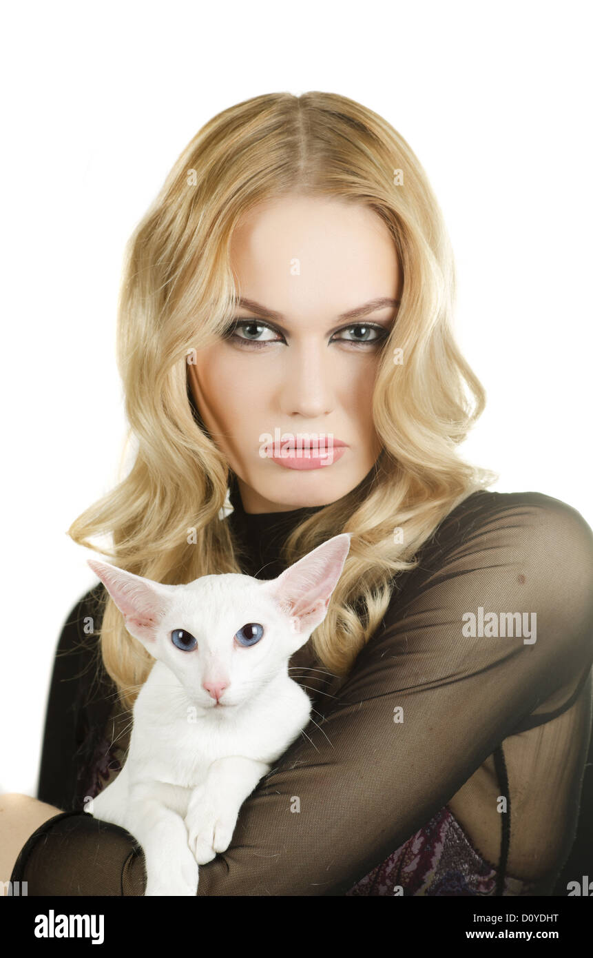 Oriental short hair black hi-res stock photography and images - Alamy