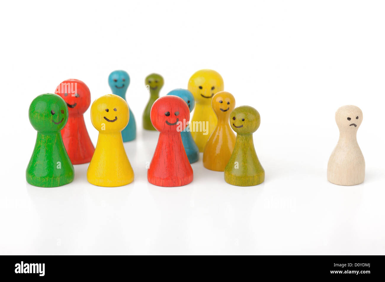 Team of people unhappy Cut Out Stock Images & Pictures - Alamy