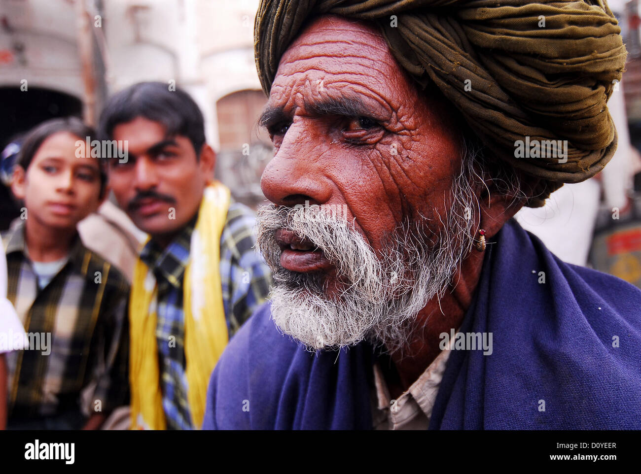 Indian Rural Portrait collection shot in Rajasthan Stock Photo - Alamy