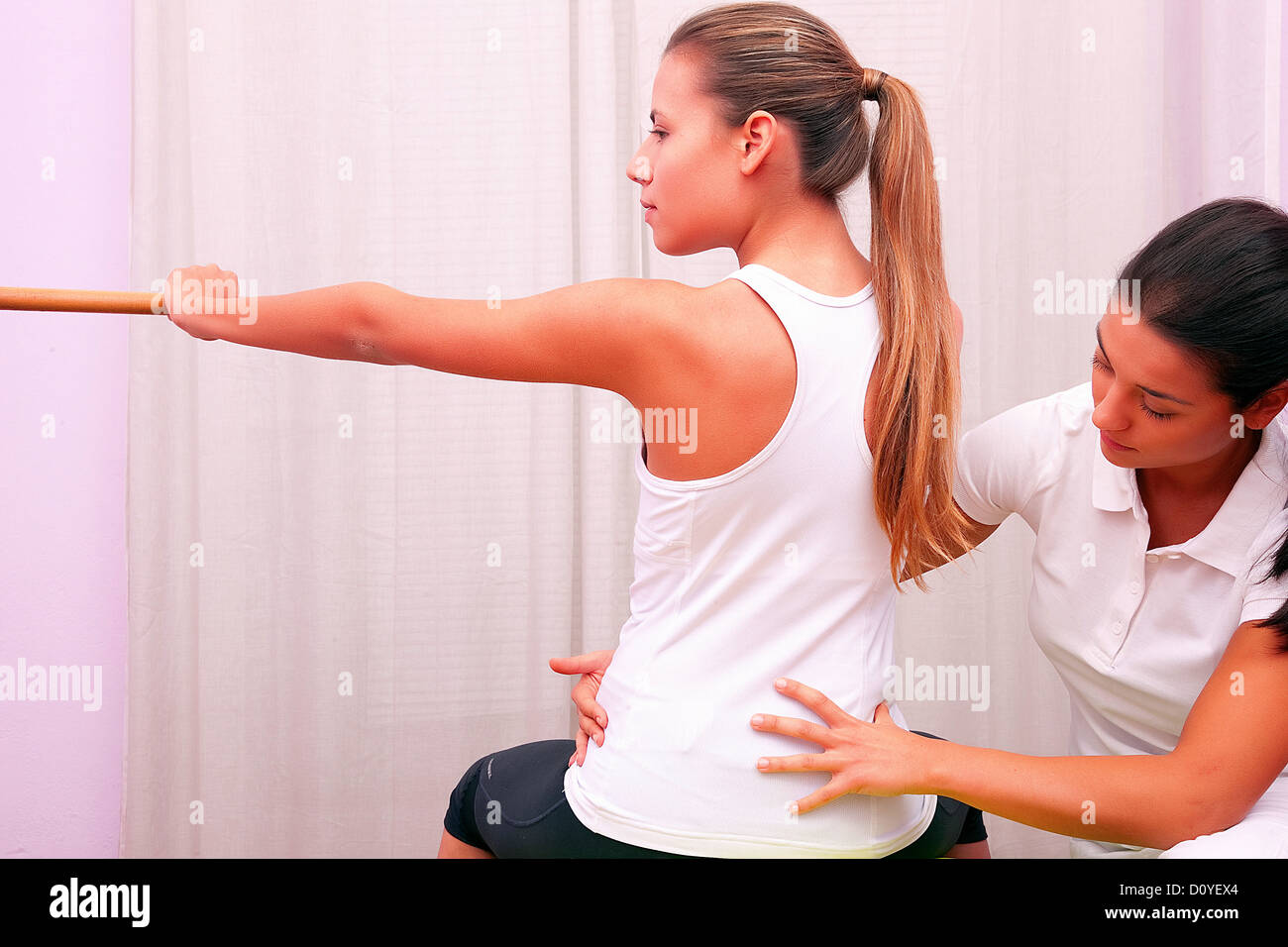 exercises control basin trunk with bobath ball fitball stabilization ...