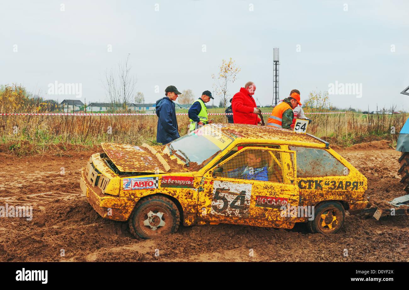 Tow tractor with cabin hi-res stock photography and images - Alamy