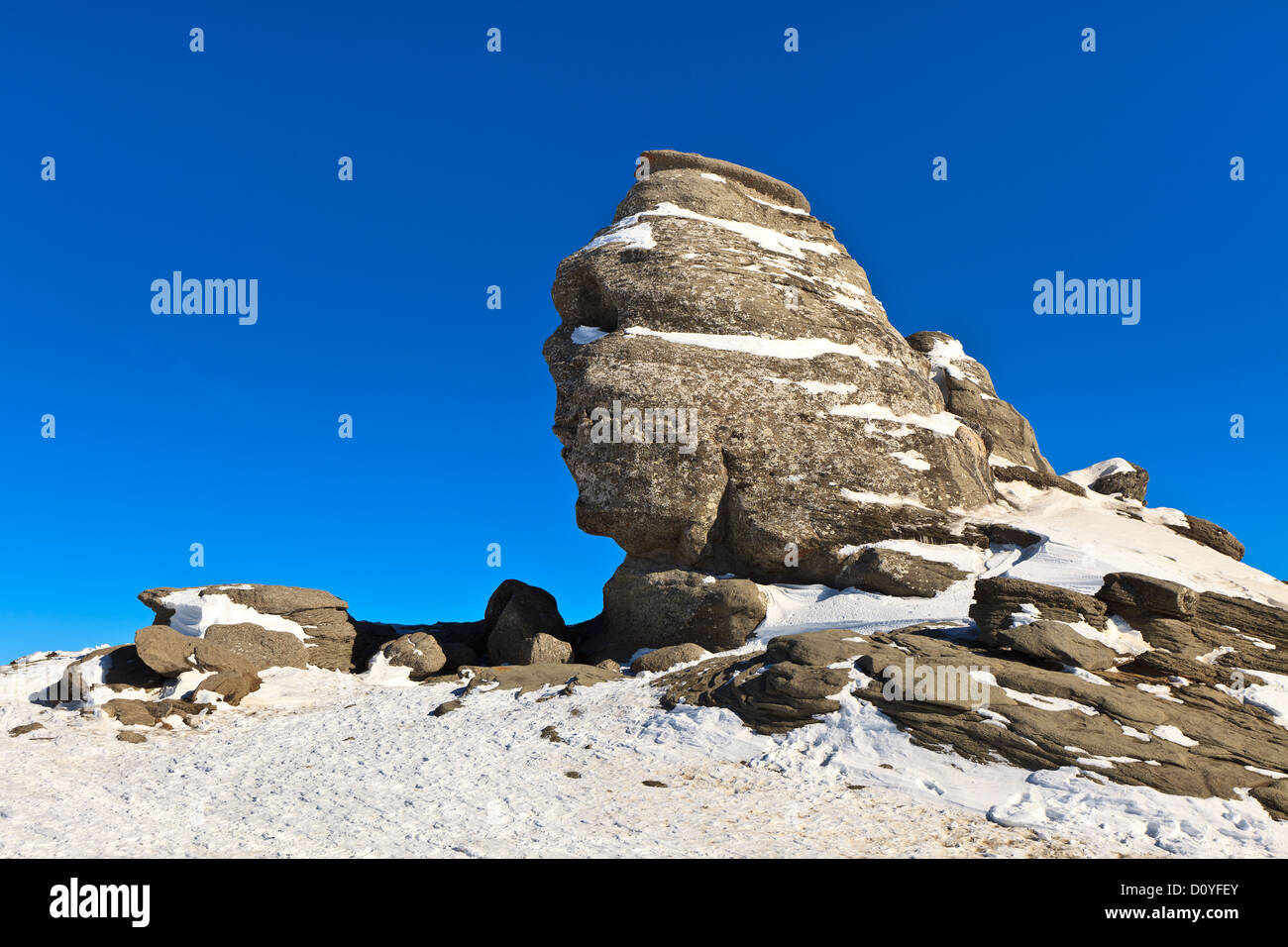 The Bucegi Sphinx , Romania Stock Photo - Alamy