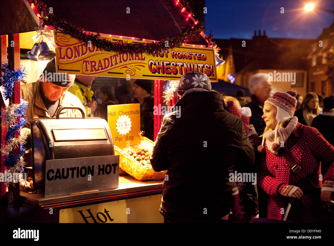 Roast chestnuts christmas market hi-res stock photography and images ...