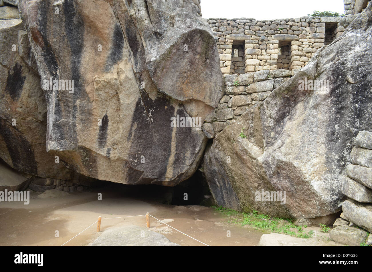 Temple of the Condor at Machu Picchu Stock Photo - Alamy