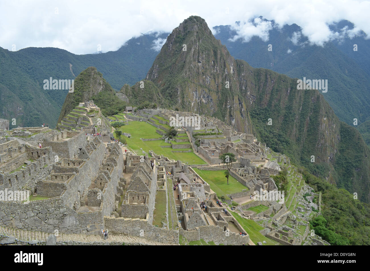 Machu Picchu, Peru. One of the new seven wonders of the world Stock ...