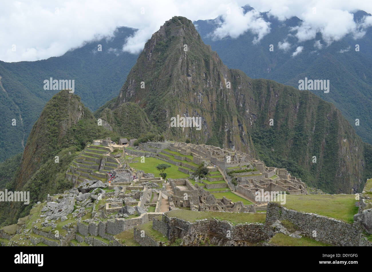 Machu Picchu, Peru. One of the new seven wonders of the world Stock ...