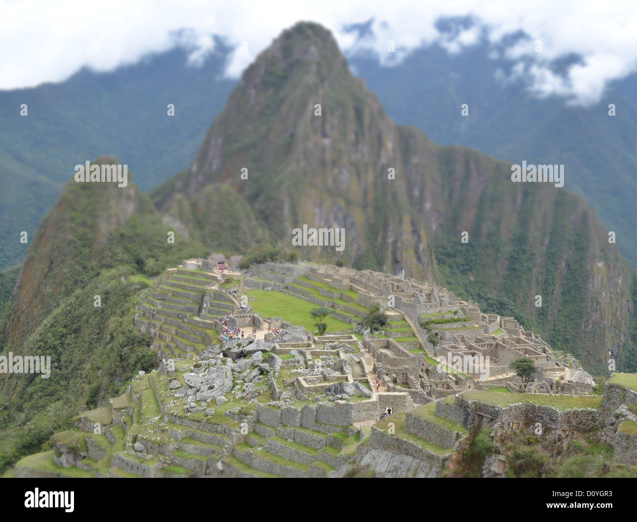 Machu Picchu, Peru. One of the new seven wonders of the world Stock ...