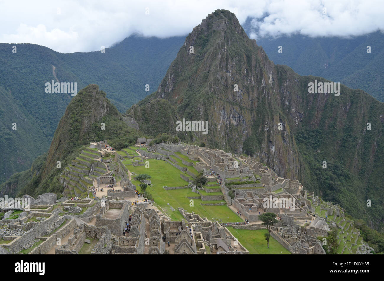 Machu Picchu, Peru. One of the new seven wonders of the world Stock ...