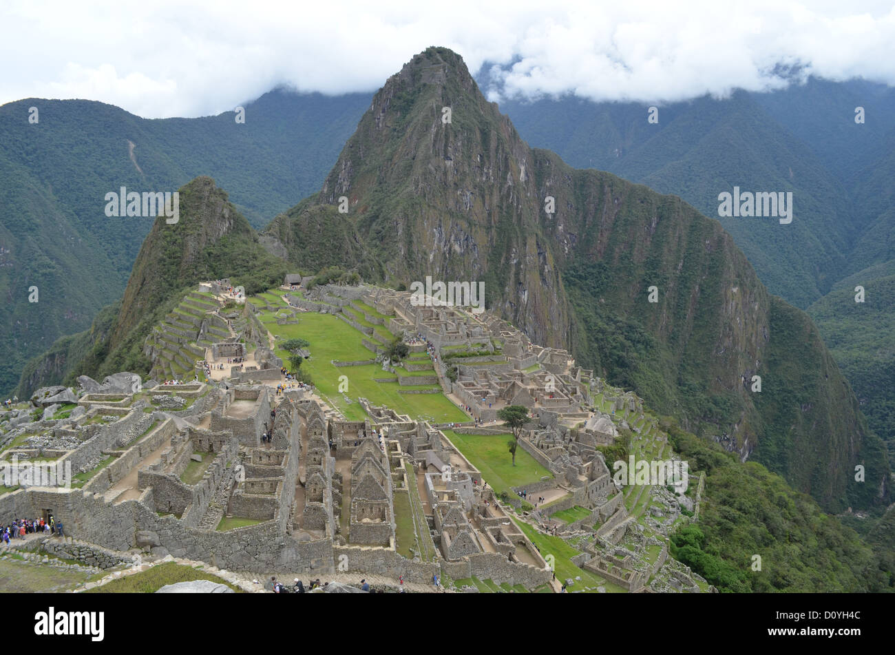 Machu Picchu, Peru. One of the new seven wonders of the world Stock ...