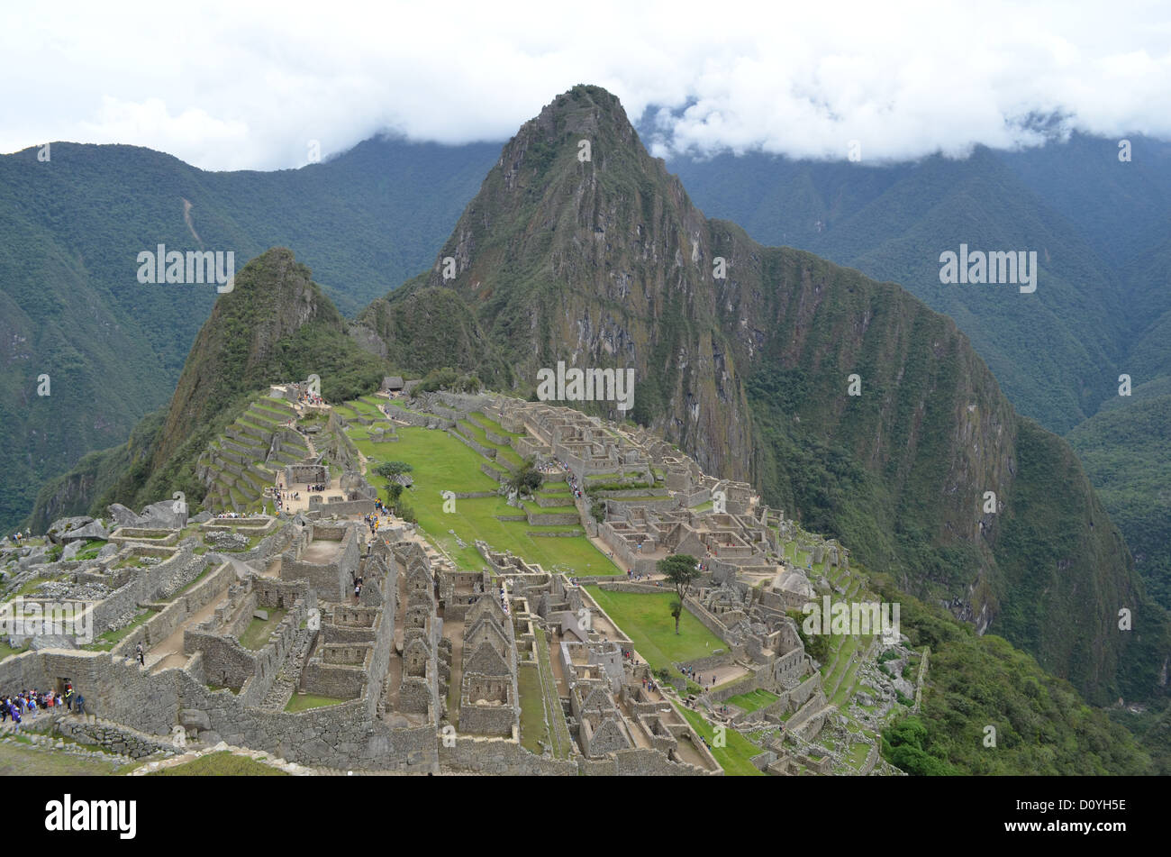 Machu Picchu, Peru. One of the new seven wonders of the world Stock ...