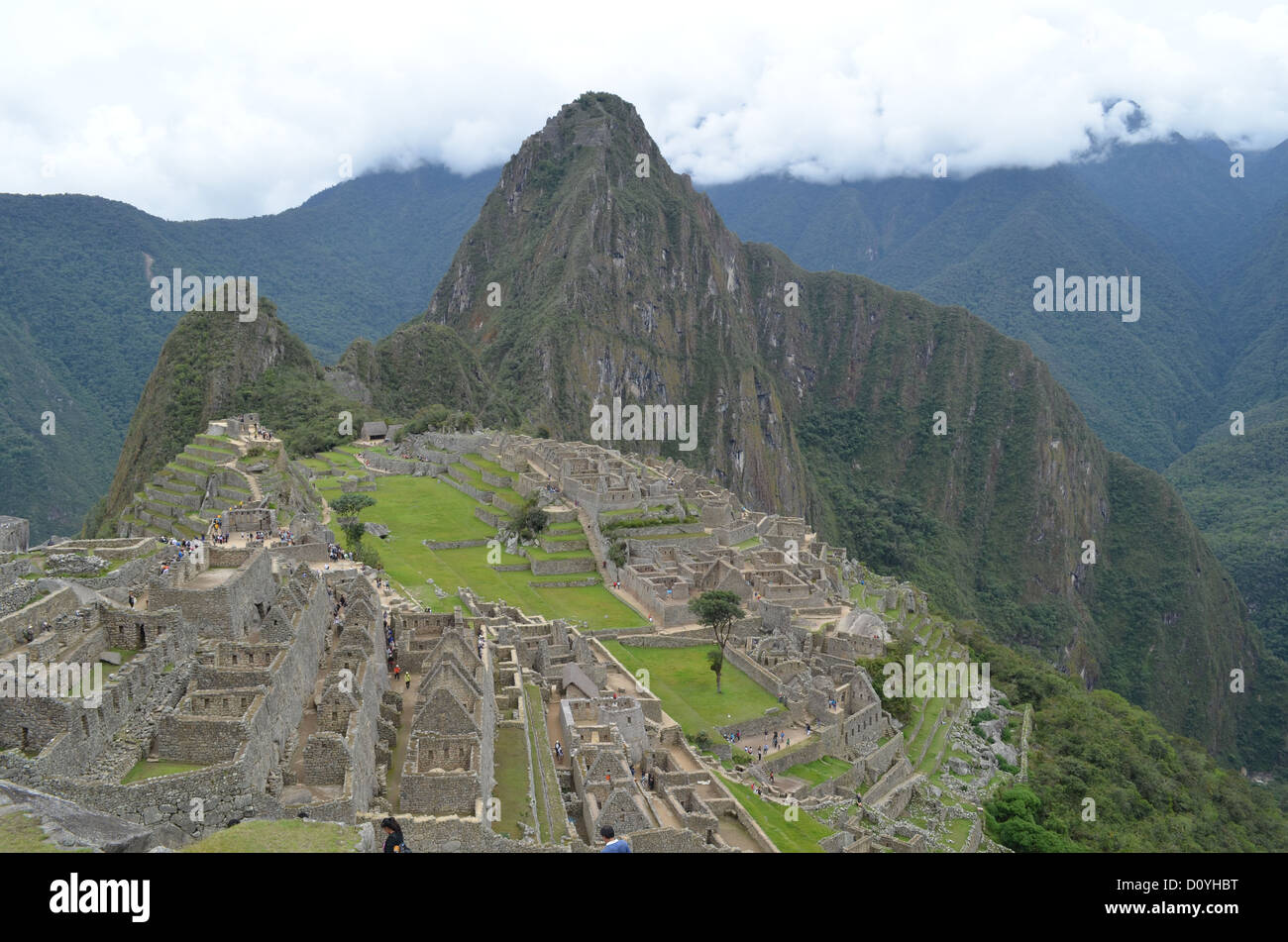 Machu Picchu, Peru. One of the new seven wonders of the world Stock ...