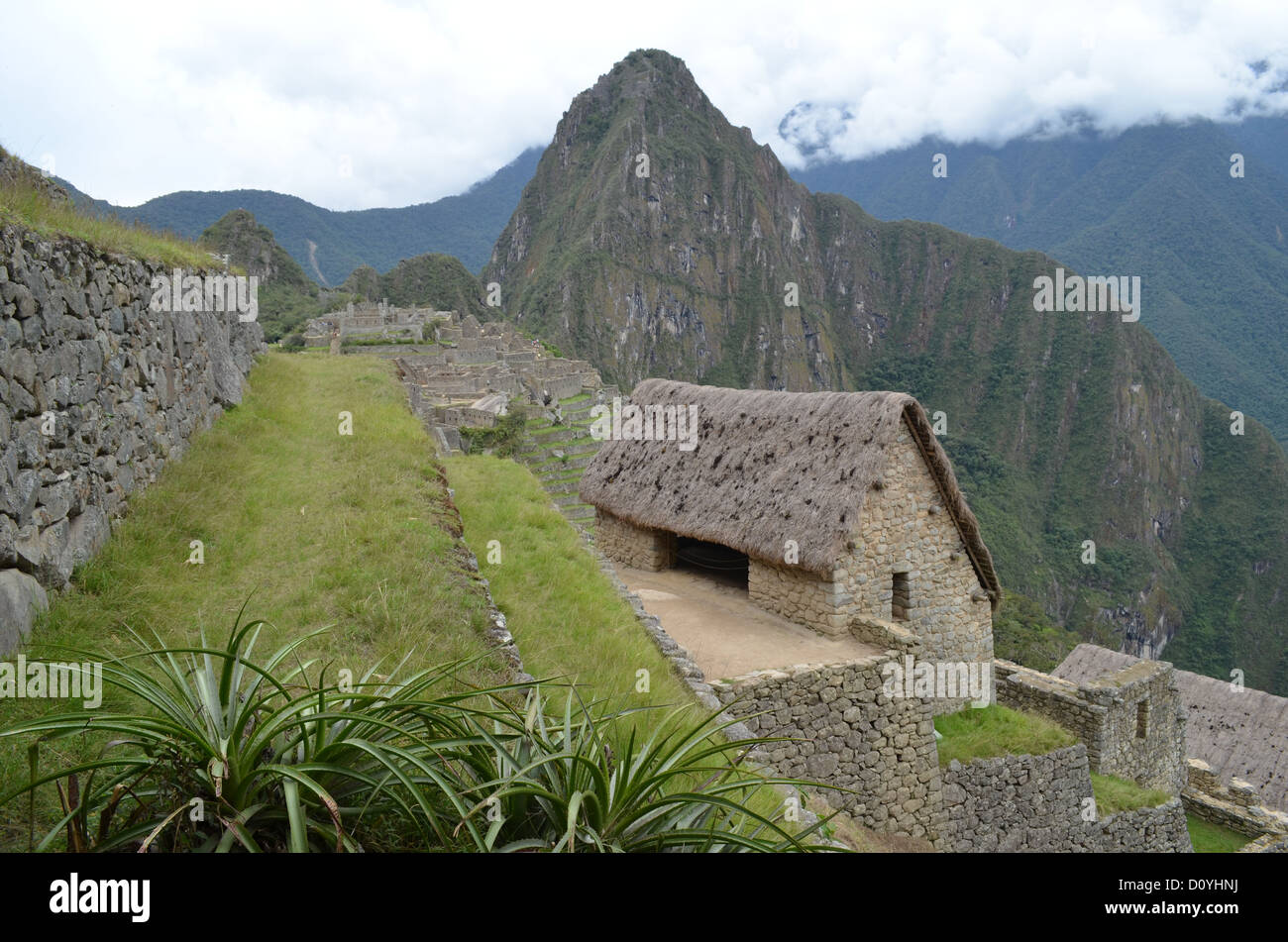 Machu Picchu, Peru. One of the new seven wonders of the world Stock ...
