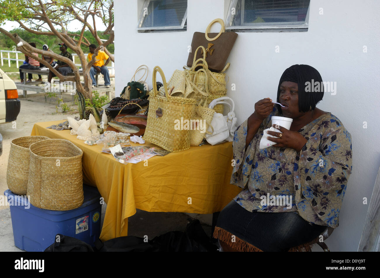 Small shopping market at Crooked Island Airport Bahamas Stock Photo - Alamy