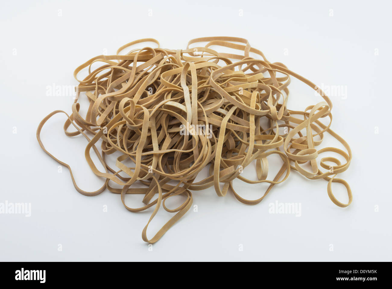 A collection of rubber/elastic bands, high res shot Stock Photo - Alamy
