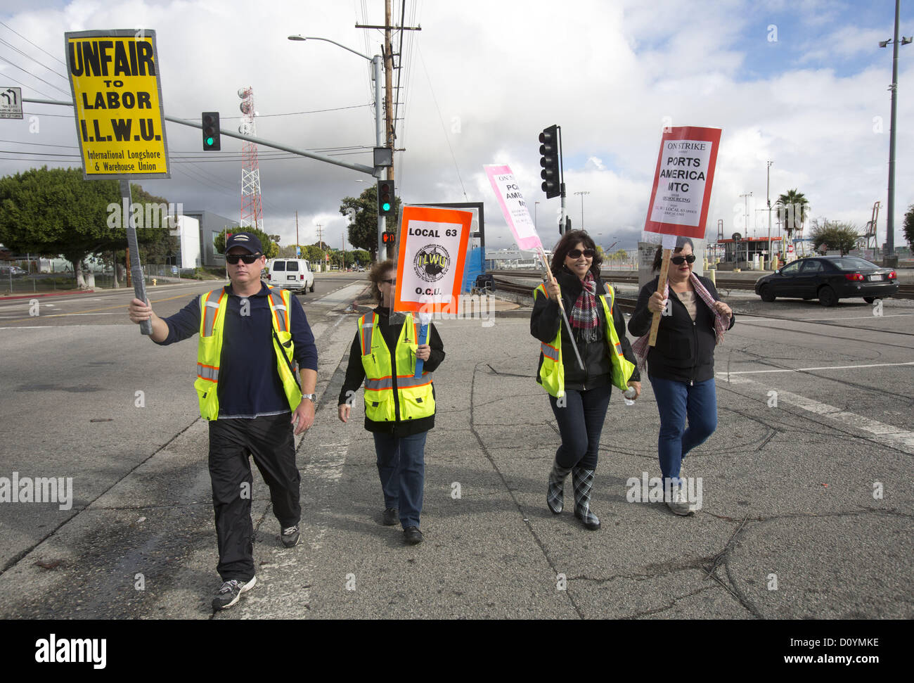 Longshore workers los angeles hi-res stock photography and images - Alamy