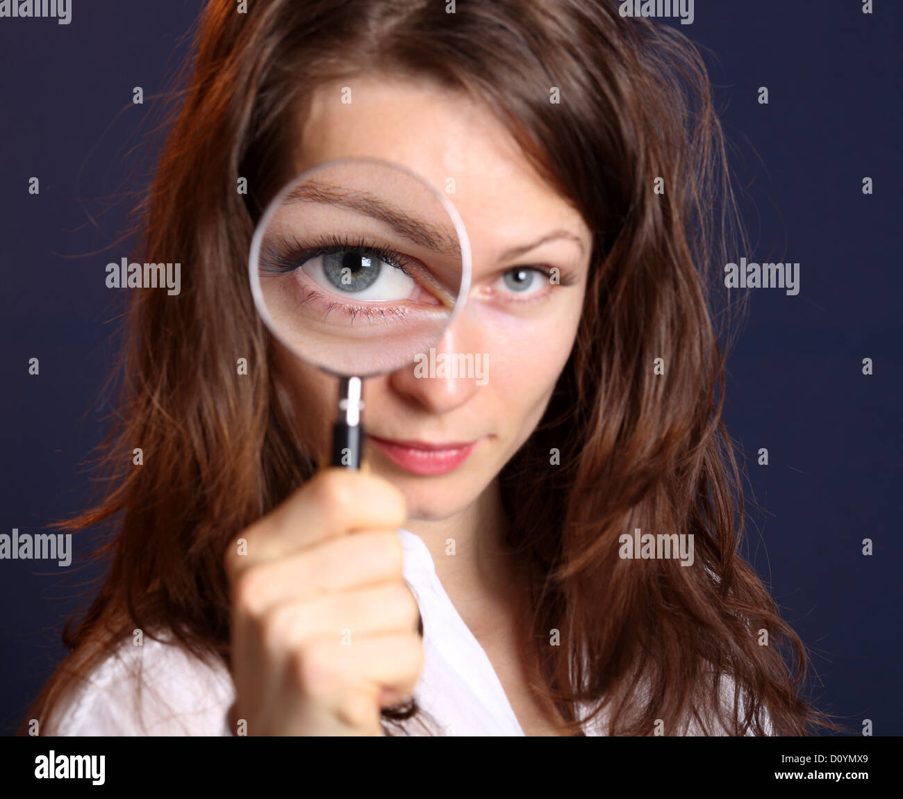 Cute magnifying glass hi-res stock photography and images - Alamy