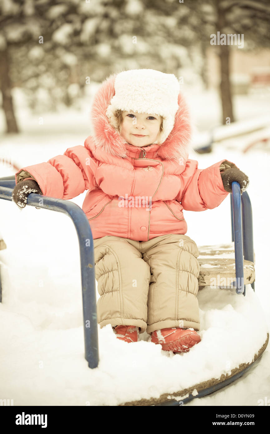 Playing outside in winter hi-res stock photography and images - Alamy