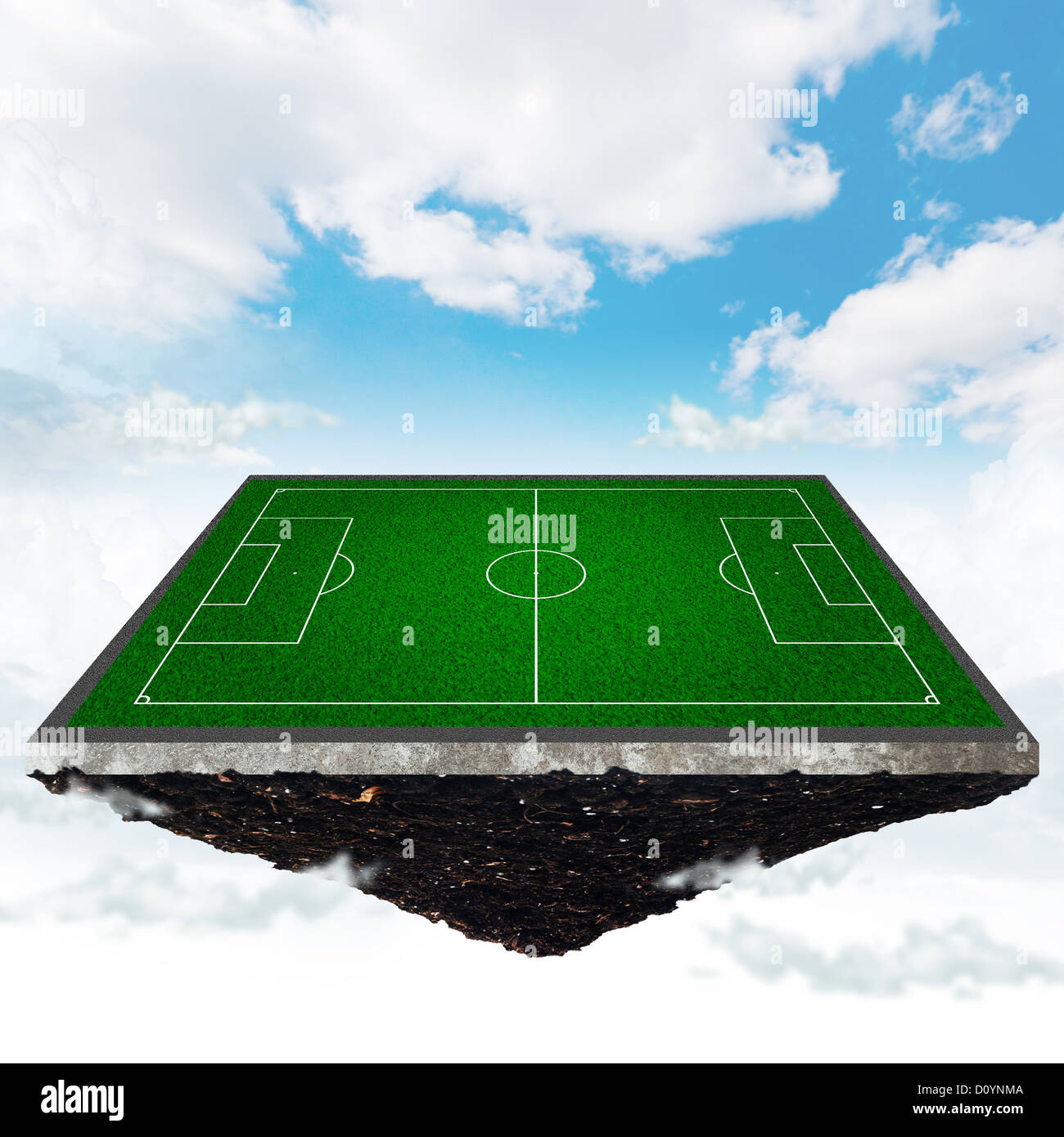 Football field top view markings hi-res stock photography and images ...