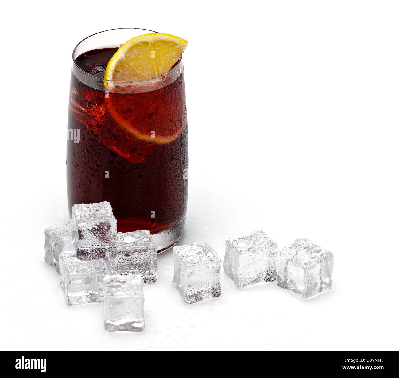 Composition glass tasty ice Cut Out Stock Images & Pictures - Alamy