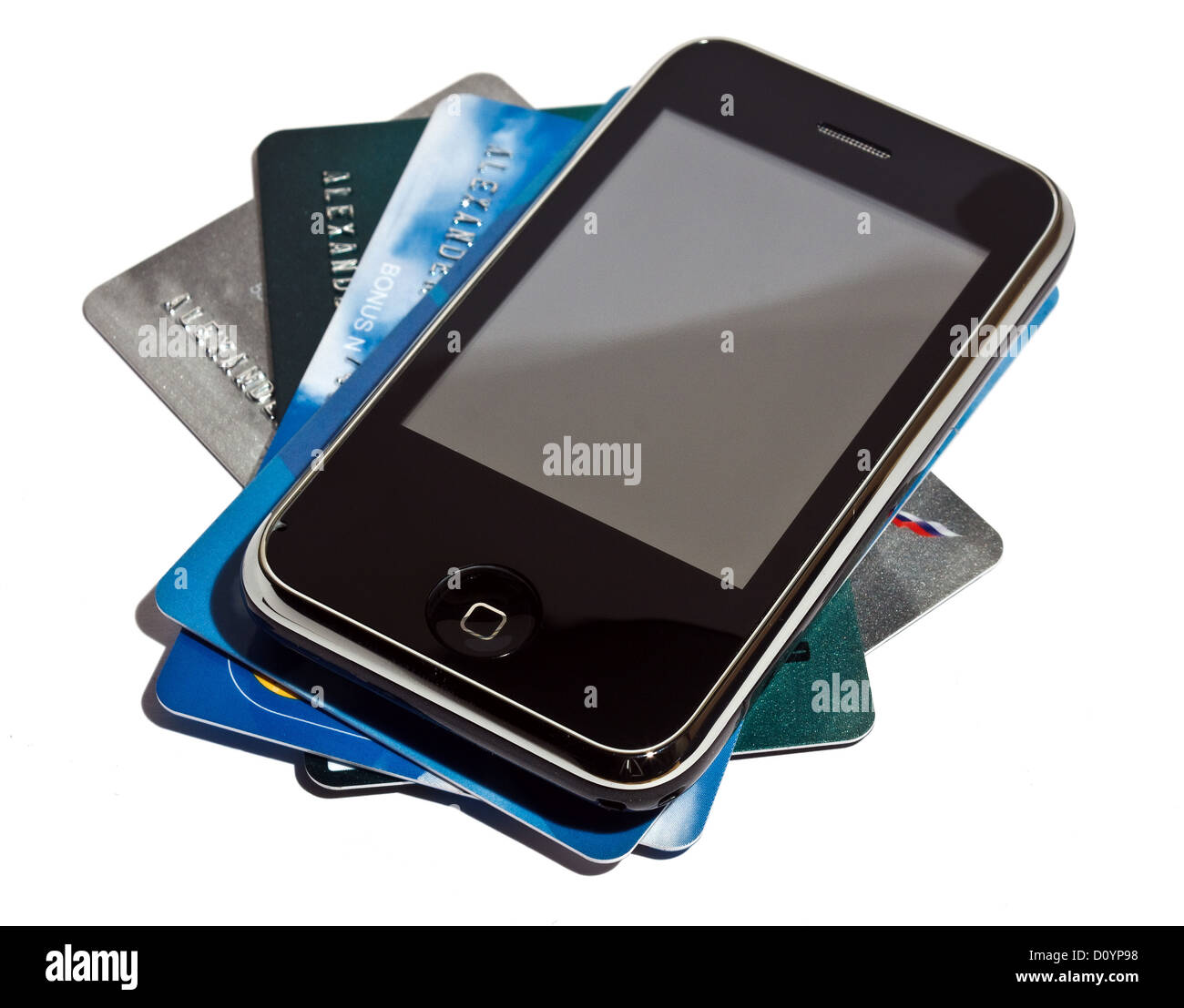Credit cards telephone hi-res stock photography and images - Alamy