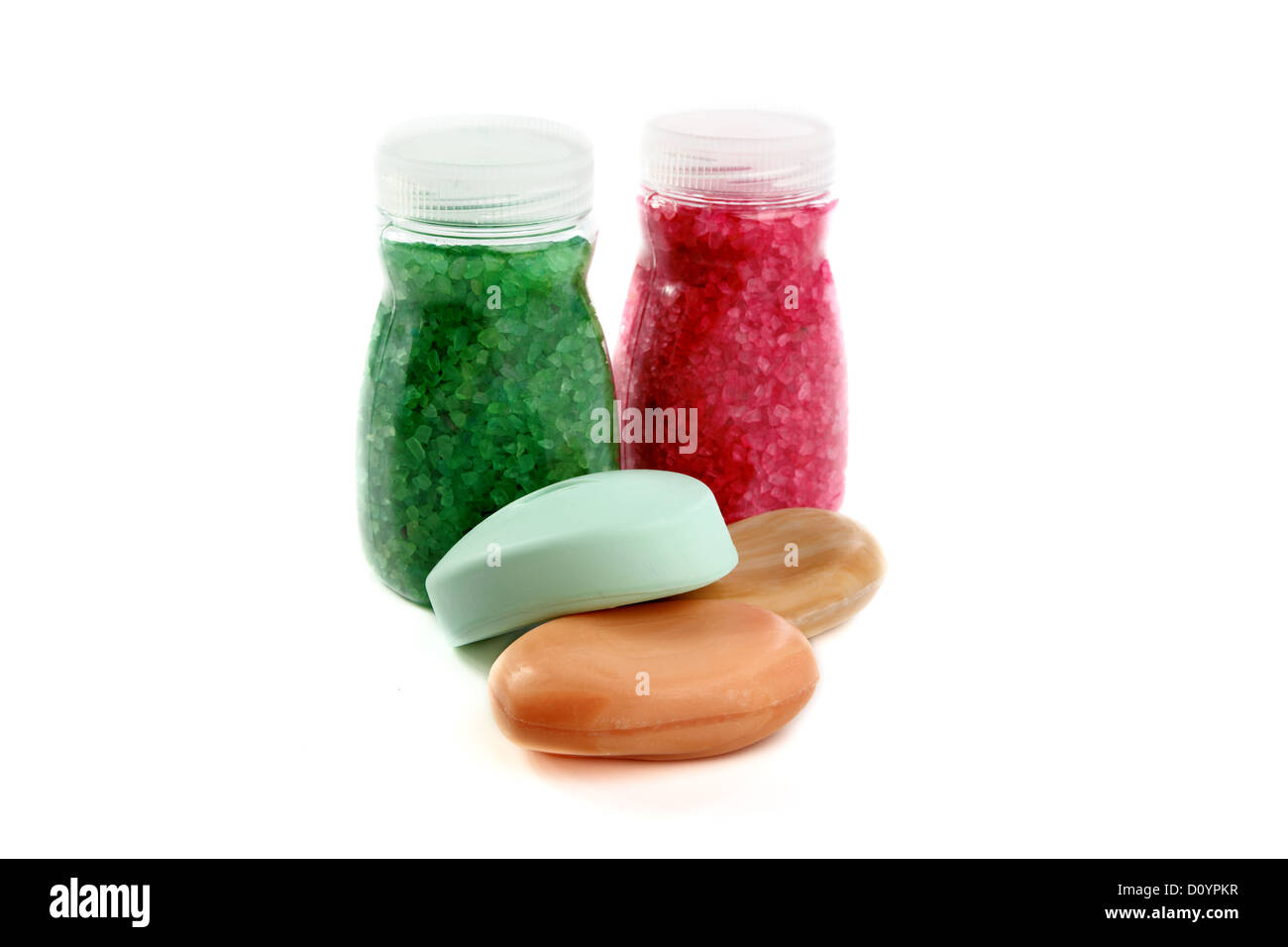 Aromatic salt and soap Stock Photo - Alamy