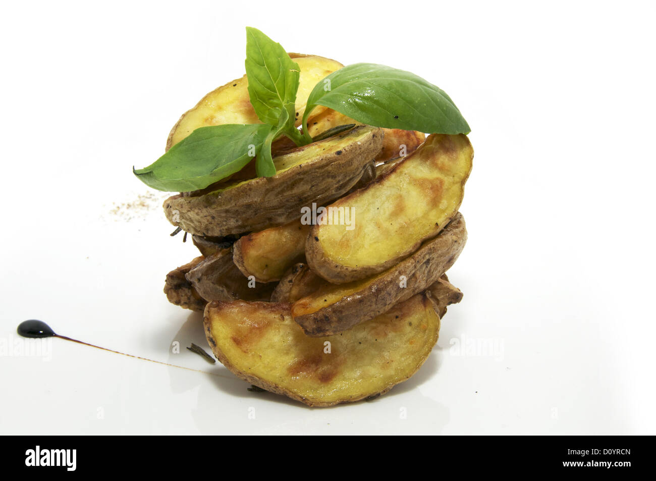 a dish of fried potatoes Stock Photo - Alamy