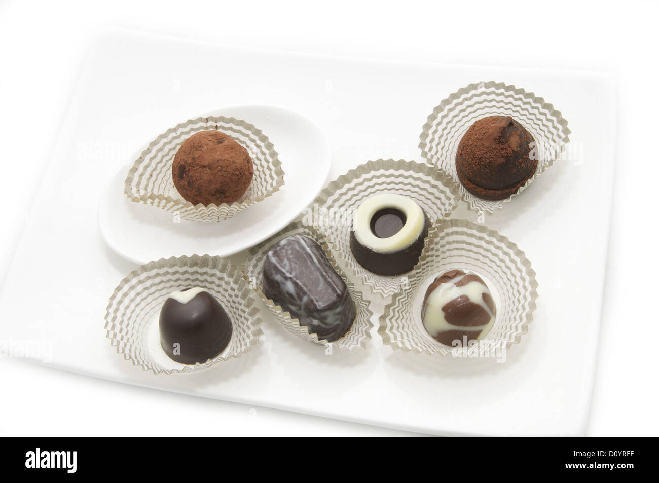 Collection of chocolates Stock Photo - Alamy