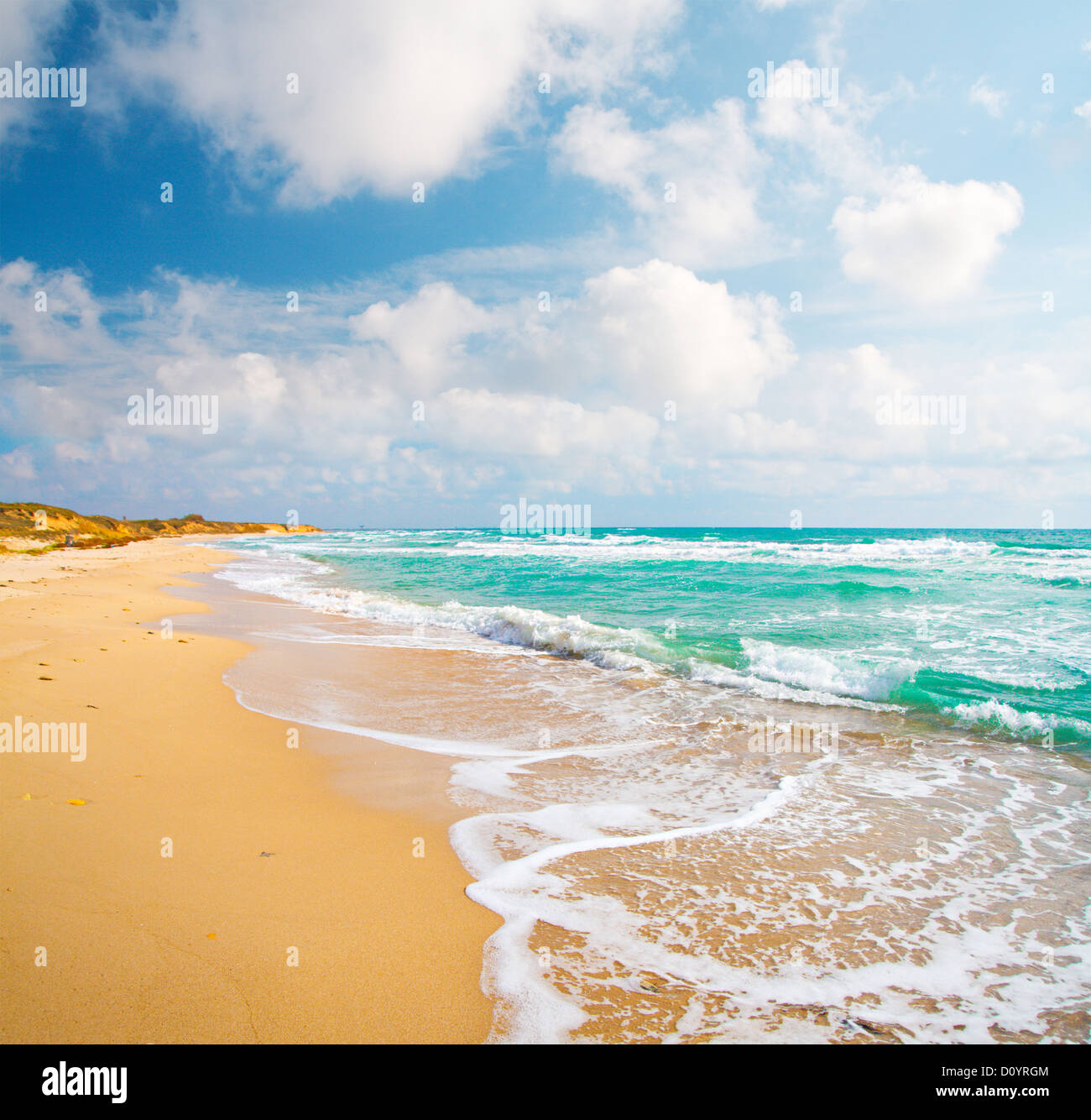 beach and sea Stock Photo - Alamy