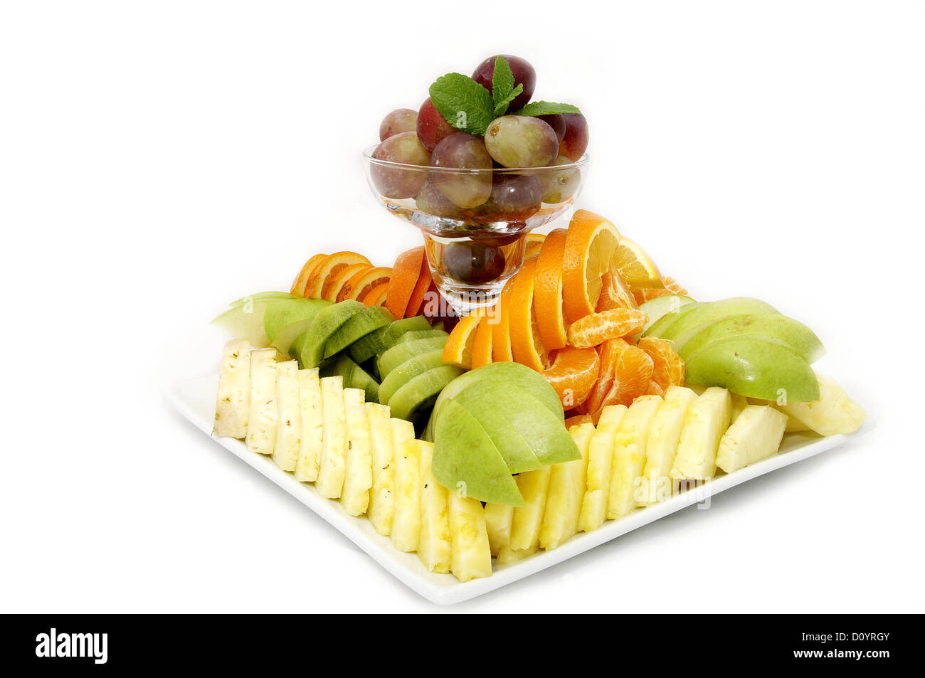 a plate of fruit Stock Photo - Alamy