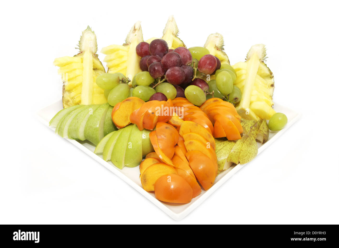 a plate of fruit Stock Photo - Alamy