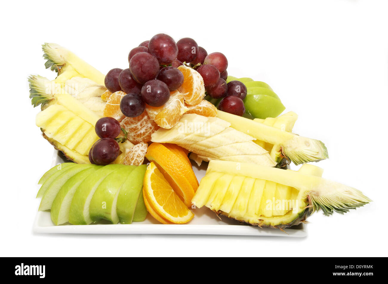 a plate of fruit Stock Photo - Alamy