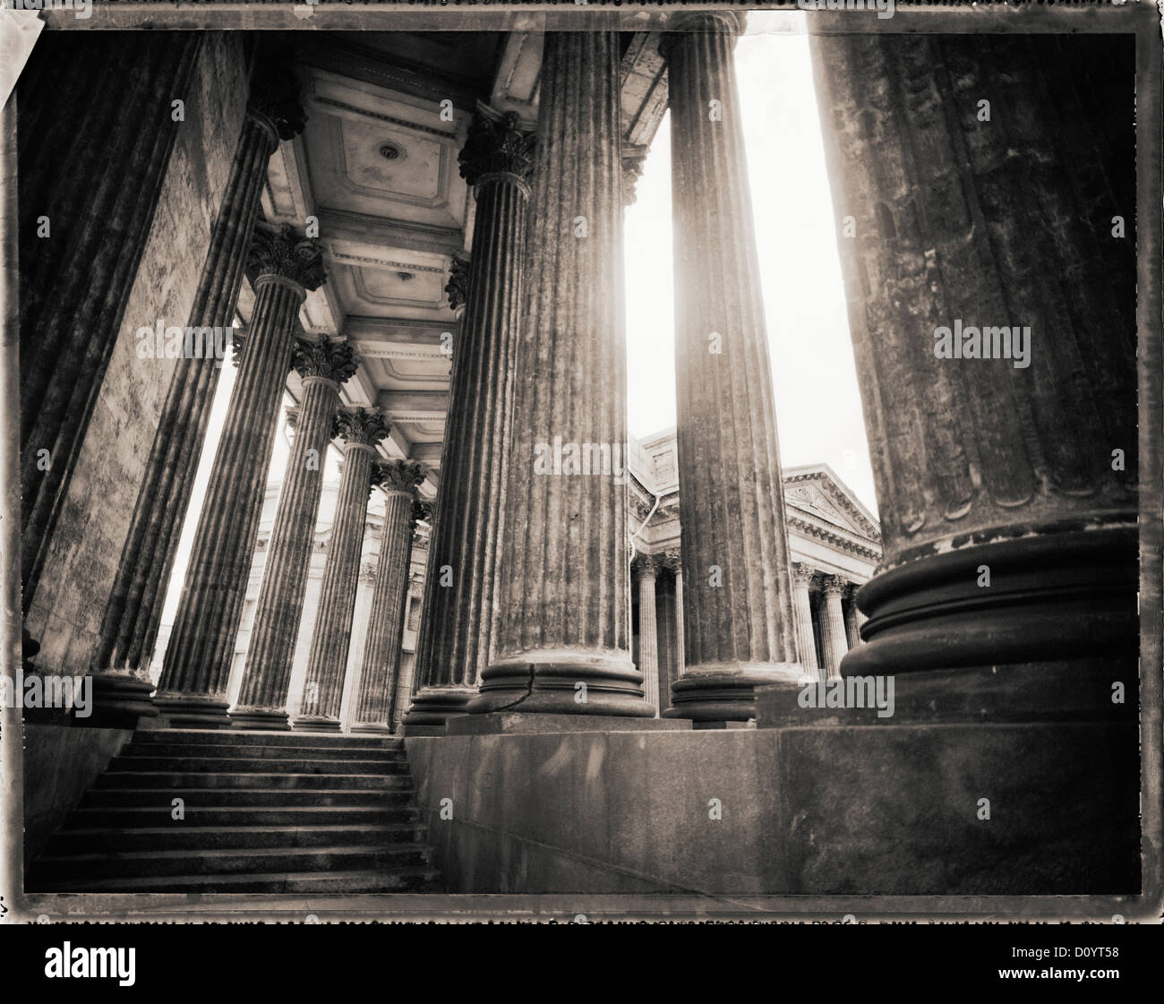 Columns of the Kazan Cathedral in St. Petersburg, Russia Stock Photo - Alamy