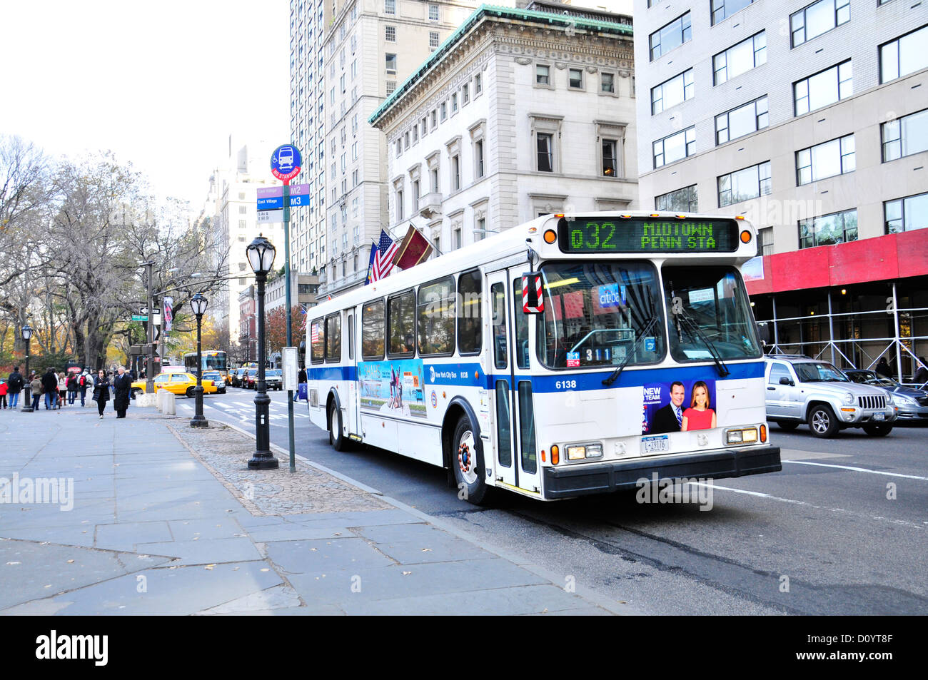 New York City Public Transportation Q32 Bus, Manhattan, New York City ...