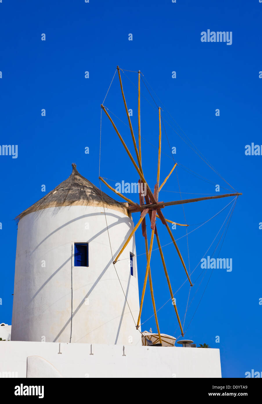 Santorini windmill hi-res stock photography and images - Alamy