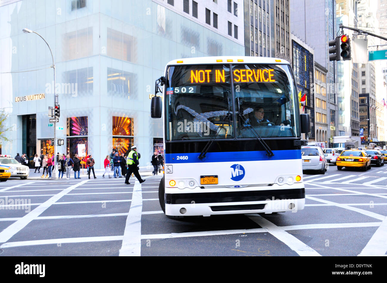 New York City Public Transportation Express Bus, Manhattan, New York ...