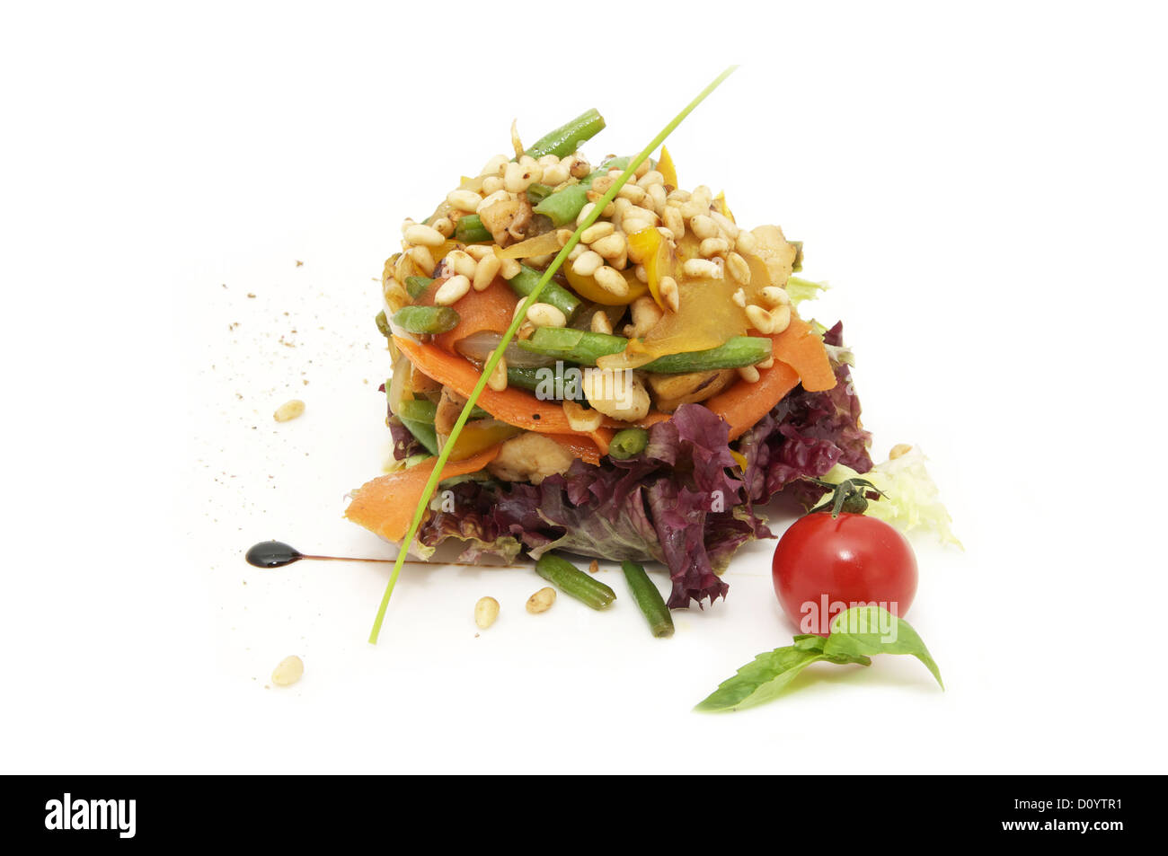 Savory salad Cut Out Stock Images & Pictures - Alamy