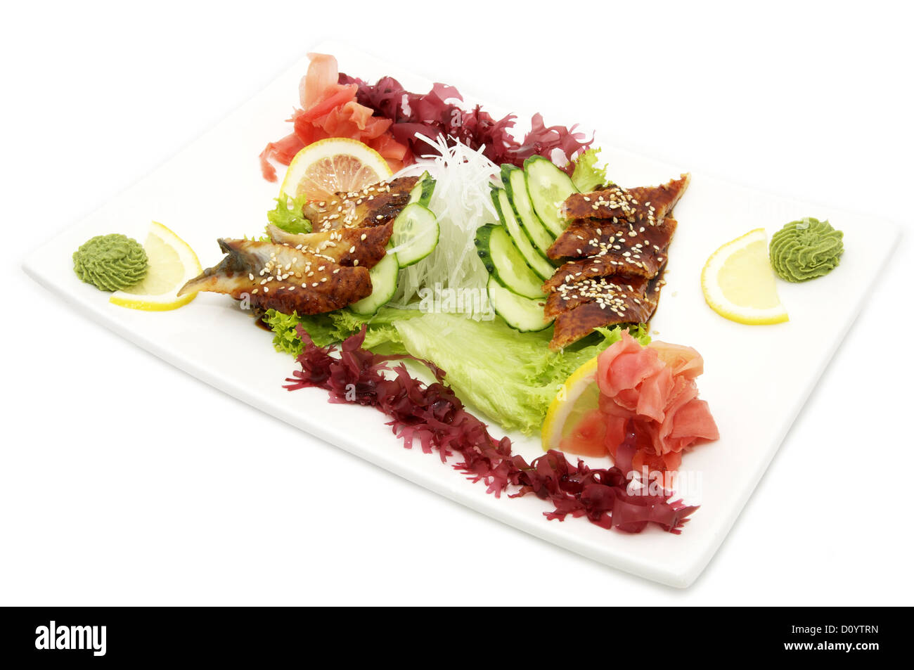 salad with fish Stock Photo - Alamy