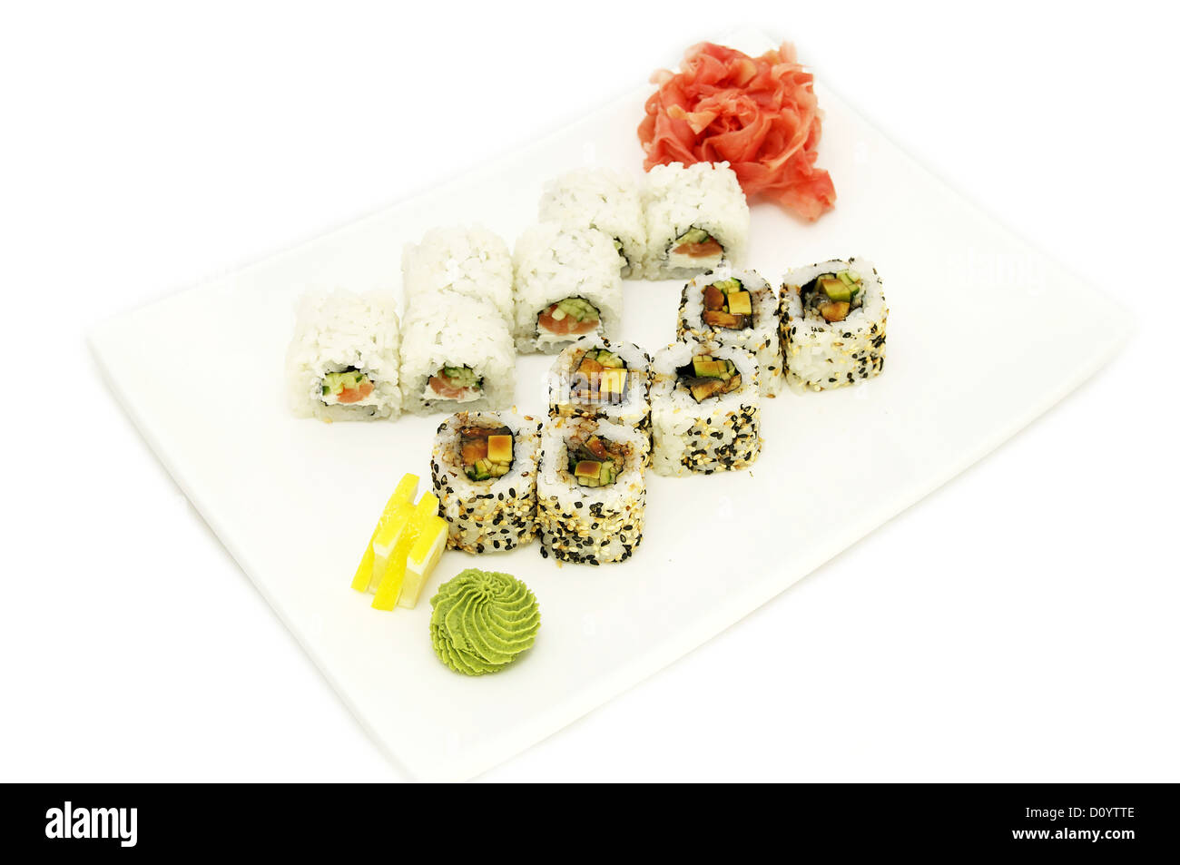 plate of sushi Stock Photo - Alamy