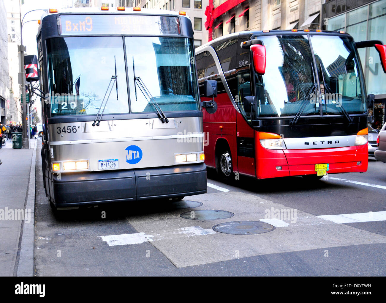 New York City Public Transportation BXM9 Express Bus, Manhattan, New ...