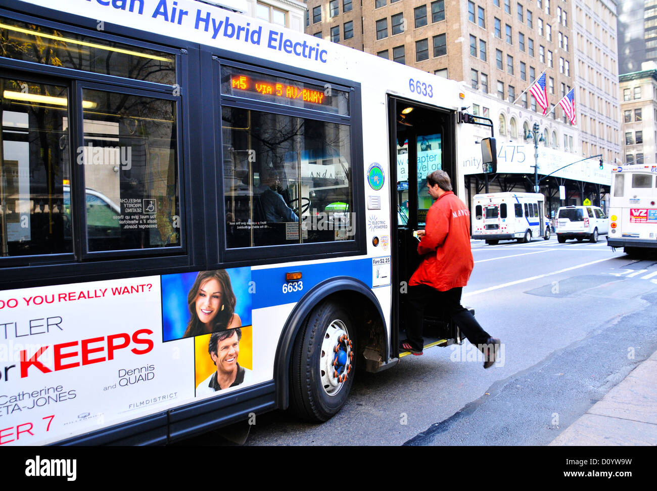 New York City Public Transportation M5 Bus, Manhattan, New York City ...