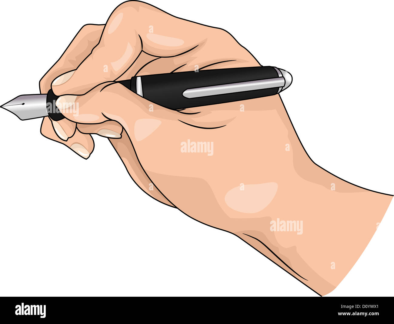 Cartoon fountain pen hi-res stock photography and images - Alamy