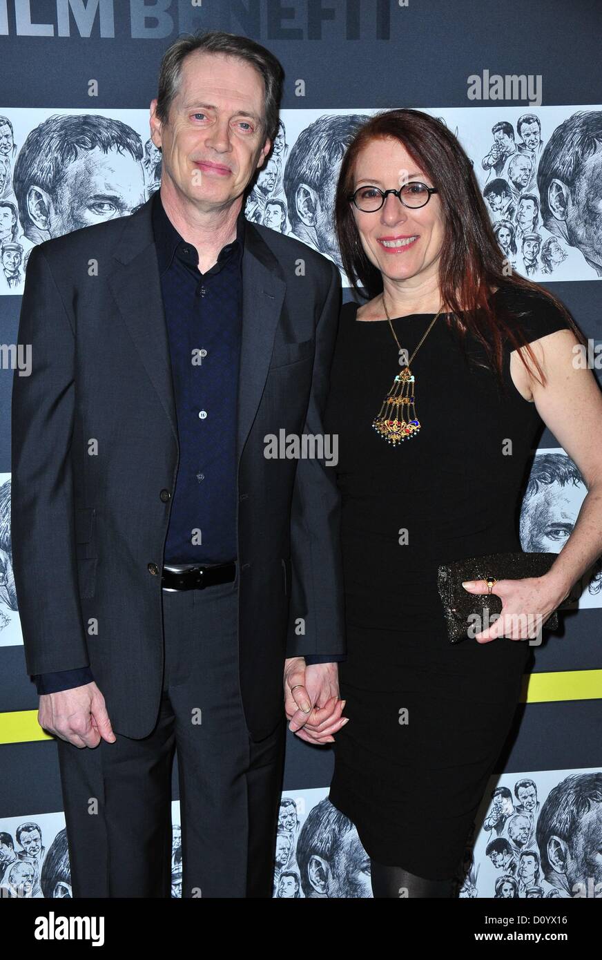 New York, USA. 3rd December 2012. Steve Buscemi, Jo Andres at arrivals ...