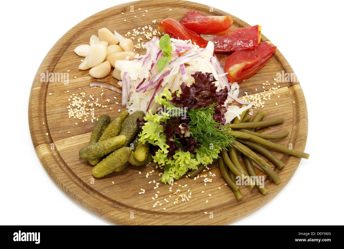 a plate of pickles Stock Photo - Alamy