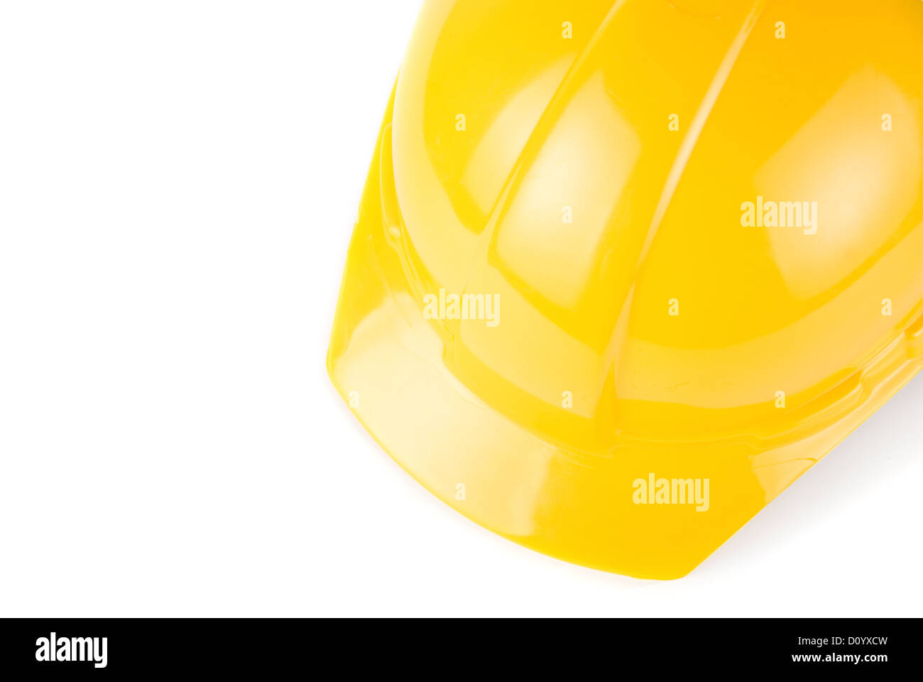 Yellow helmet closeup Stock Photo - Alamy