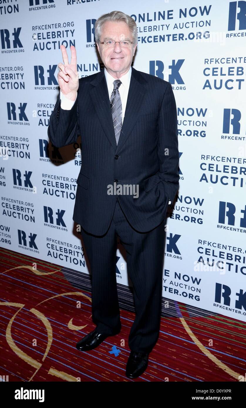 Jerry Springer at arrivals for Robert F. Kennedy Center for Justice and ...
