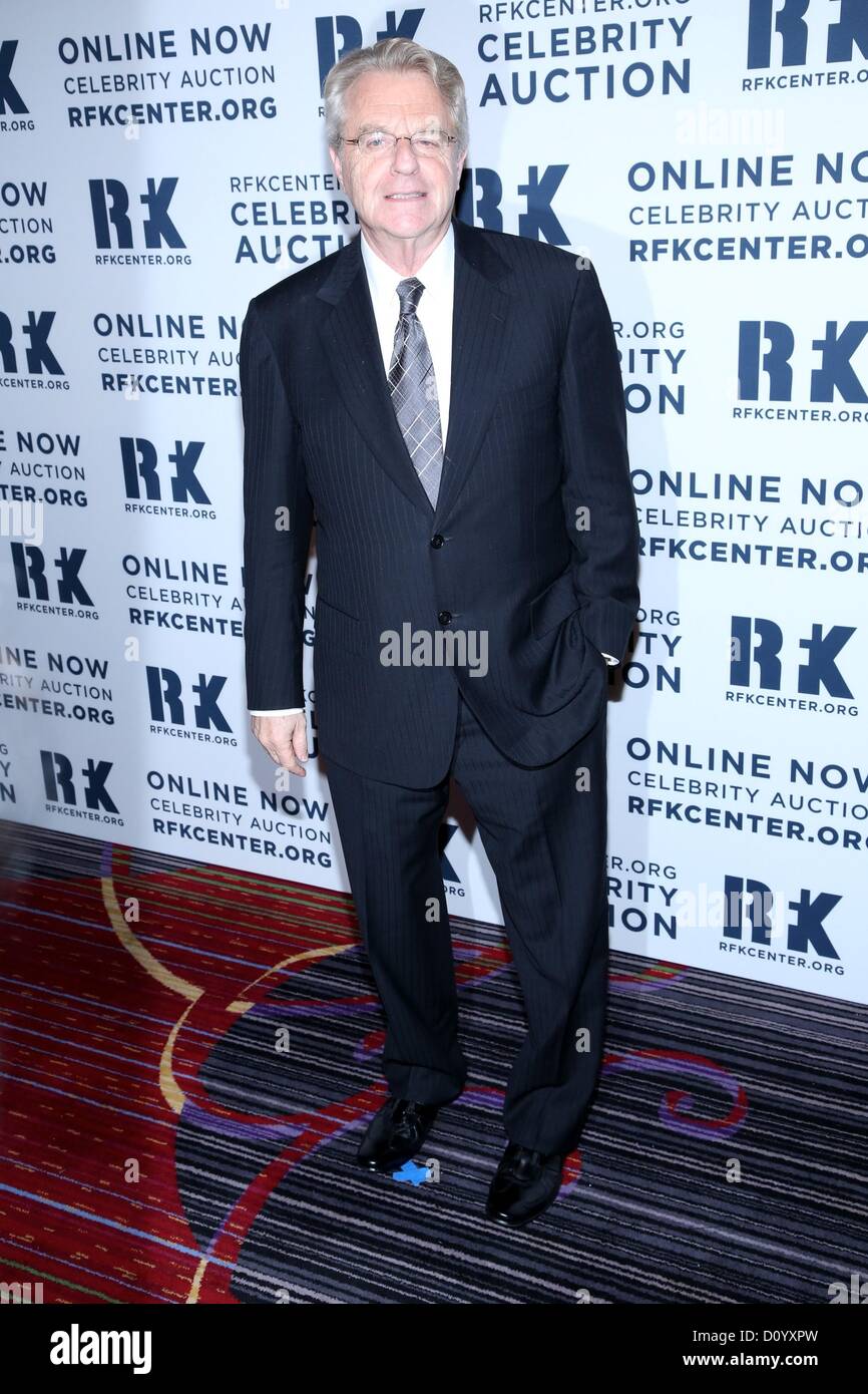 Jerry Springer at arrivals for Robert F. Kennedy Center for Justice and ...
