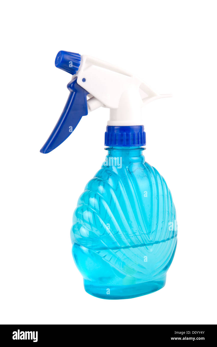 Blue Spray bottle Stock Photo - Alamy