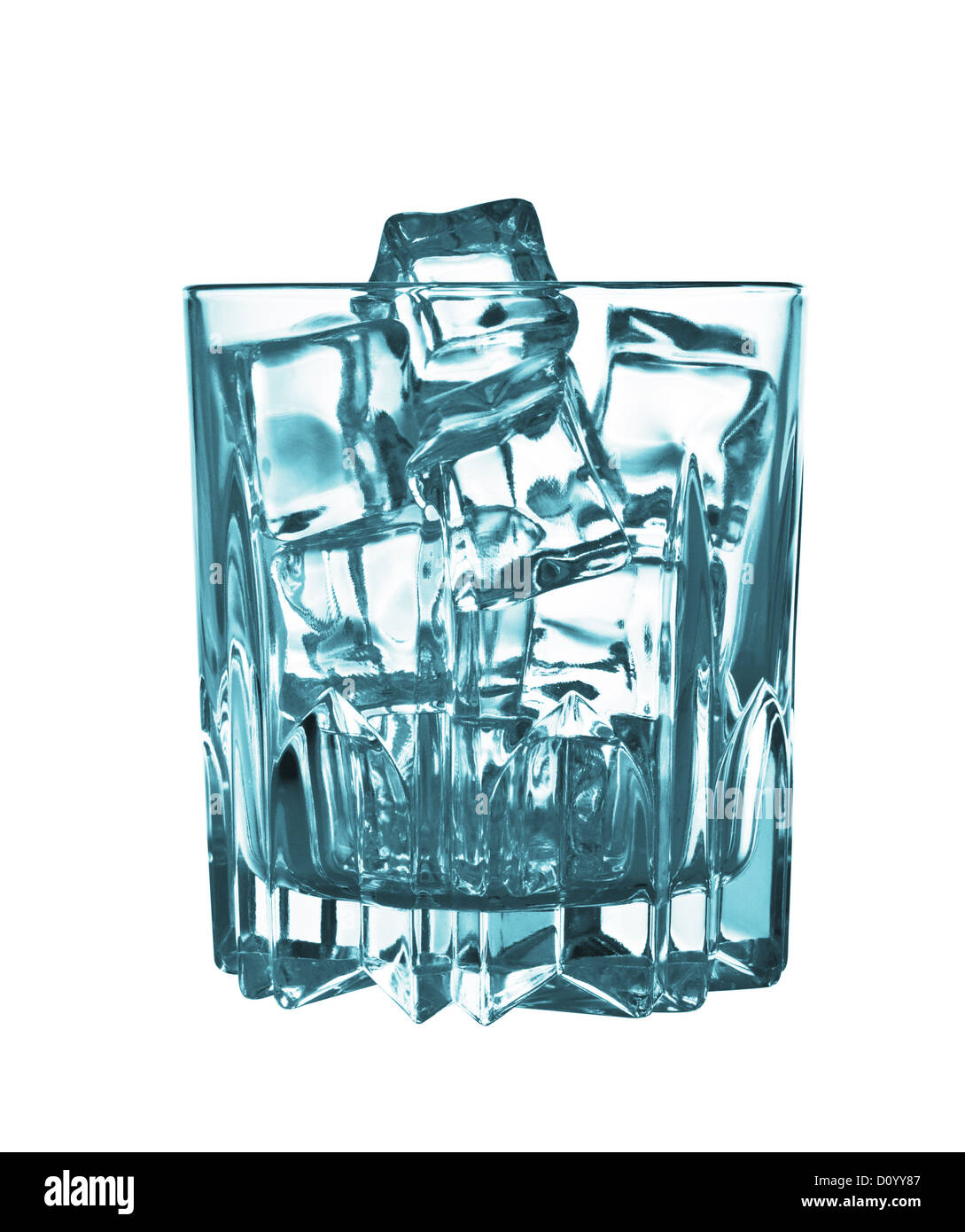 Glass ice cubes Stock Photo - Alamy