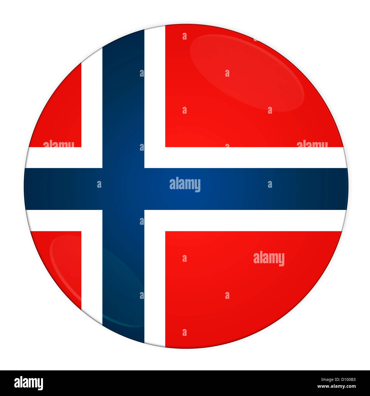 Norway flag clip art Cut Out Stock Images & Pictures - Alamy